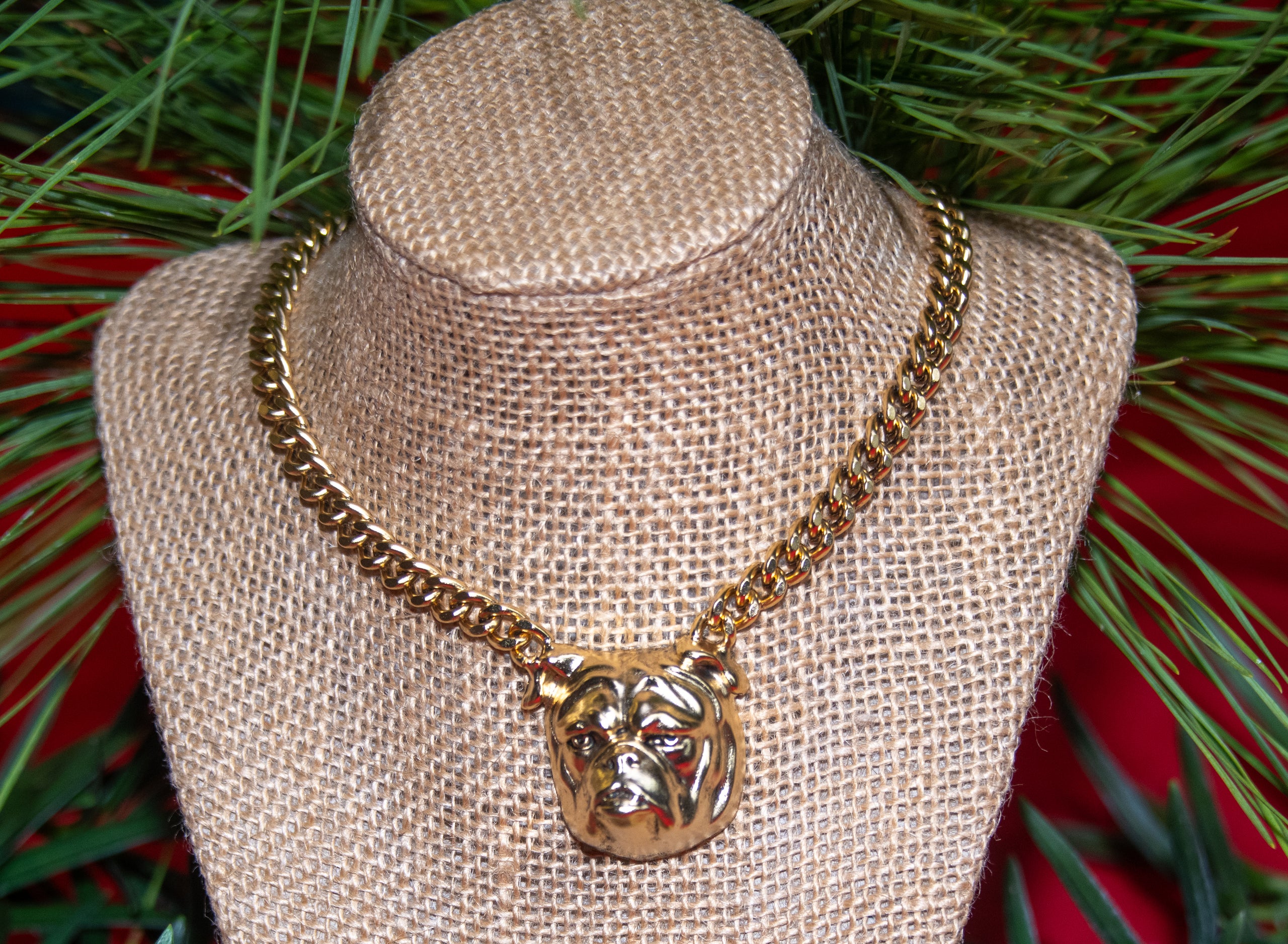 DOG NECKLACE (chain link) | Diane Bailey Designs